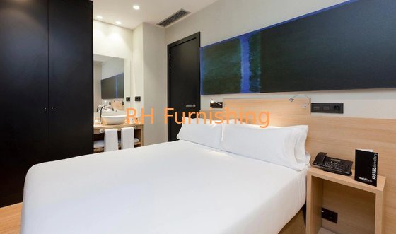 Tanzania Dodoma hotel style apartment of laminate bed set furniture with wardrobe and TV cabinet luggage stand supplier