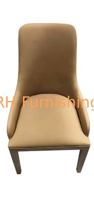 Comfortable chairs with Leather upholstered for Dining room furniture by Ash wood legs directly sale from China factory supplier