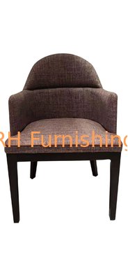 Overstuffed chairs by Fabric mix Leather upholstered cushion for Leisure Armchair in Hospitality lobby furniture supplier
