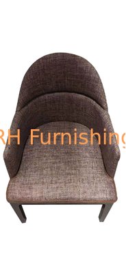 Overstuffed chairs by Fabric mix Leather upholstered cushion for Leisure Armchair in Hospitality lobby furniture supplier