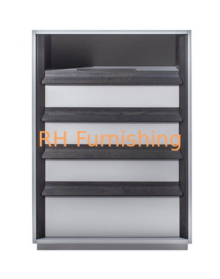 Italy design Storage chest drawers by Smooth painting with Oak wood for Bedroom furniture supplier