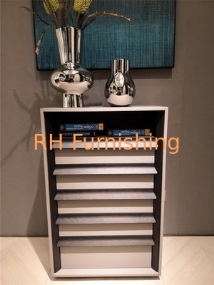 Italy design Storage chest drawers by Smooth painting with Oak wood for Bedroom furniture supplier