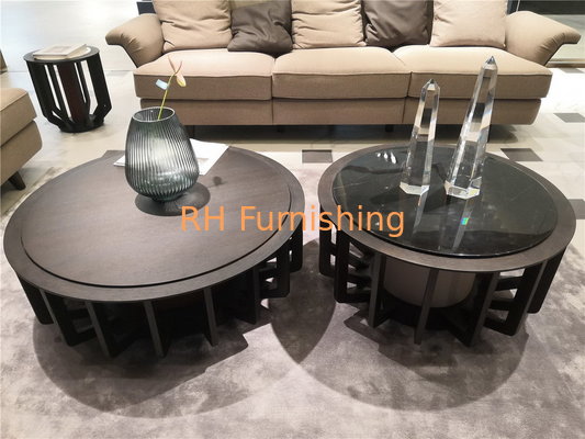 Cocktail Lounge coffee table with End table for leisure living furniture used for villa home Italy interior design style supplier