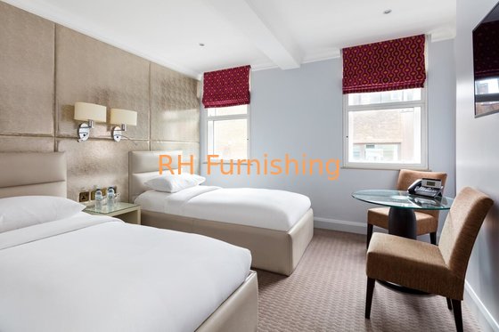 Leather upholstered Headboard Bed with Modern nightstand and in-wall Wardrobe closet cabinets Leisure fabric sofa chair supplier