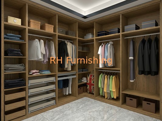 Pantry Cabinet Modern Panel Furniture Storage Cabinet Fitted Wardrobes System Closet Factory From RH Furnishing supplier