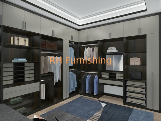 Fitted Wardrobes Walk In Closet Pantry Cabinet Cloth display Shelving bedroom storage drawers and wall cabinet factory supplier