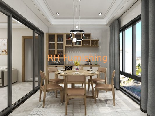 Living Furniture Whole Set Custom Made Dining Room Wine Cabinet With Storage Buffets And TV Wall Floor Unit Stand supplier