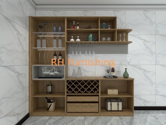 Wine Cabinets In Fashion Design Bottle Storage Rack From China Furniture Supplier In-Wall Cabinets For Modern House supplier