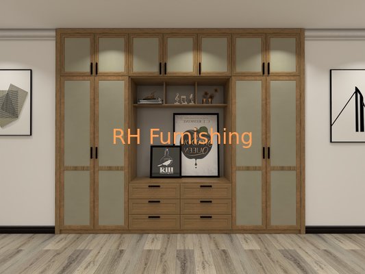 Bedroom Storage Cabinets For dress Racks And Make Up Display Showcase custom made space saving furniture supplier