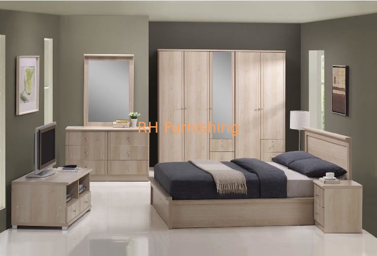 Particle Board Modern Home Furniture,Bedroom Furniture,Wood Bed and Wardrobe,Nightstand,Dresser,TV Stand,Amorie,Chest supplier