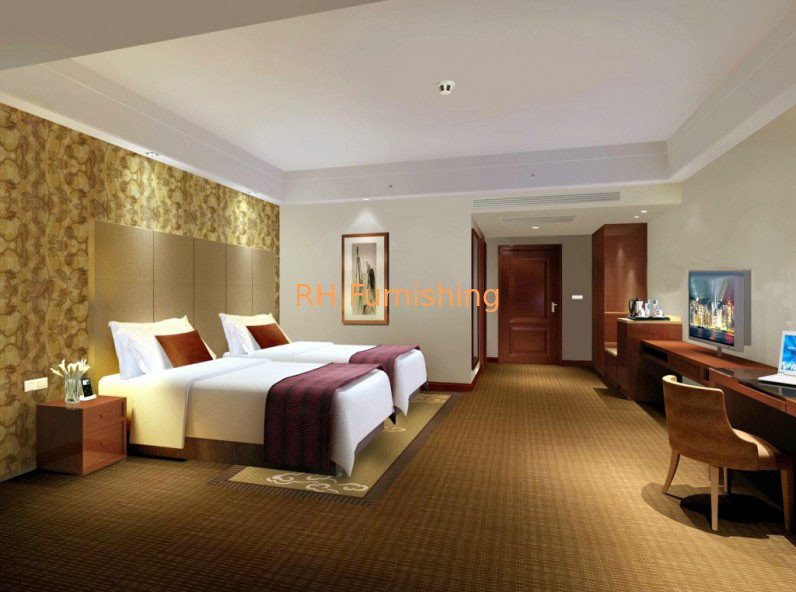 Wood Hotel Furniture,Luxury Apartment Furniture,Bed,Headboard,Mattress,TV Table,Luaage Rack/Table,Desk,Wardrobe,Armorie supplier
