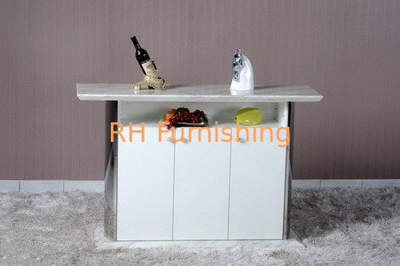 Modern Dining Room Furniture,Stainless Steel/Marble Buffet,Sideboard supplier