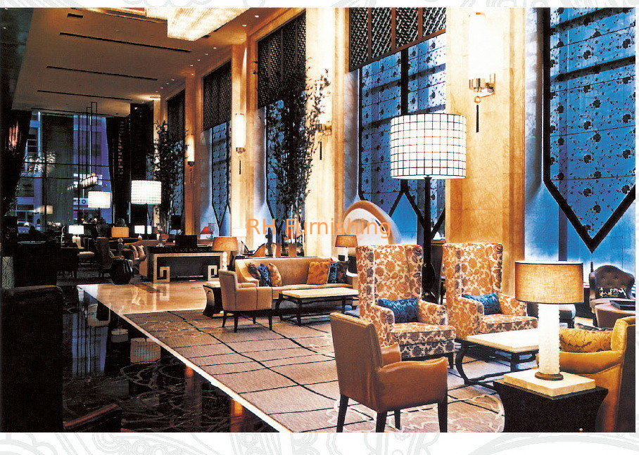Lobby Aera Furniture,Lounge Sofa and Coffee Table,LS-011 supplier