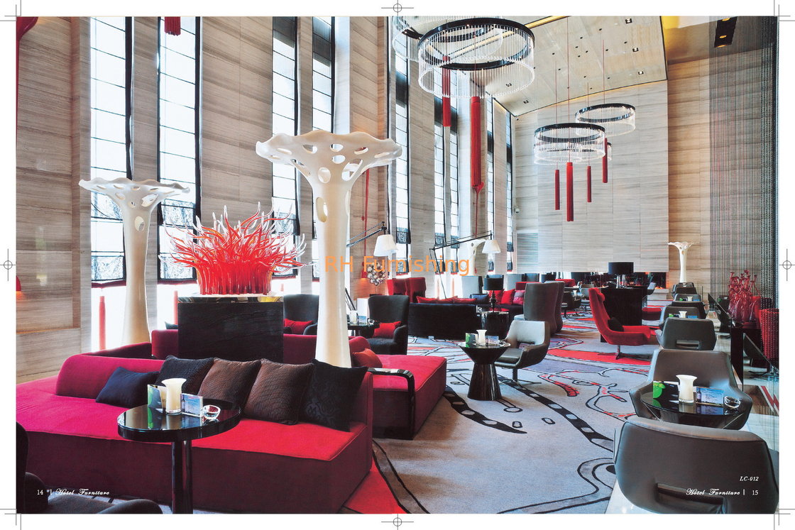 Lobby Aera Furniture,Lounge Sofa and Coffee Table,LS-012 supplier