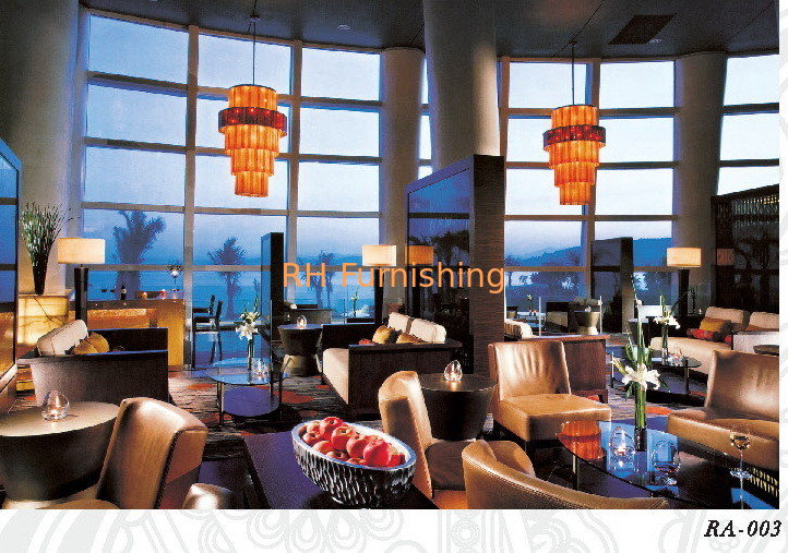 Lobby Aera Furniture,Leather Sofa and Coffee Table,RA-003 supplier