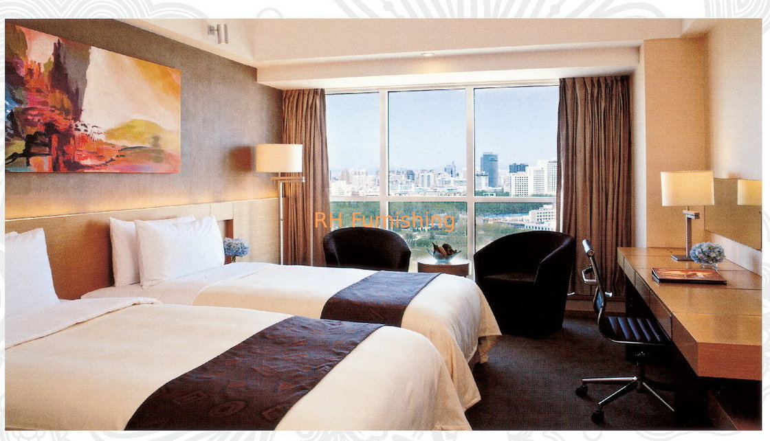 Modern Hotel Bedroom Furniture,Standard Double Room Furniture SR-018 supplier