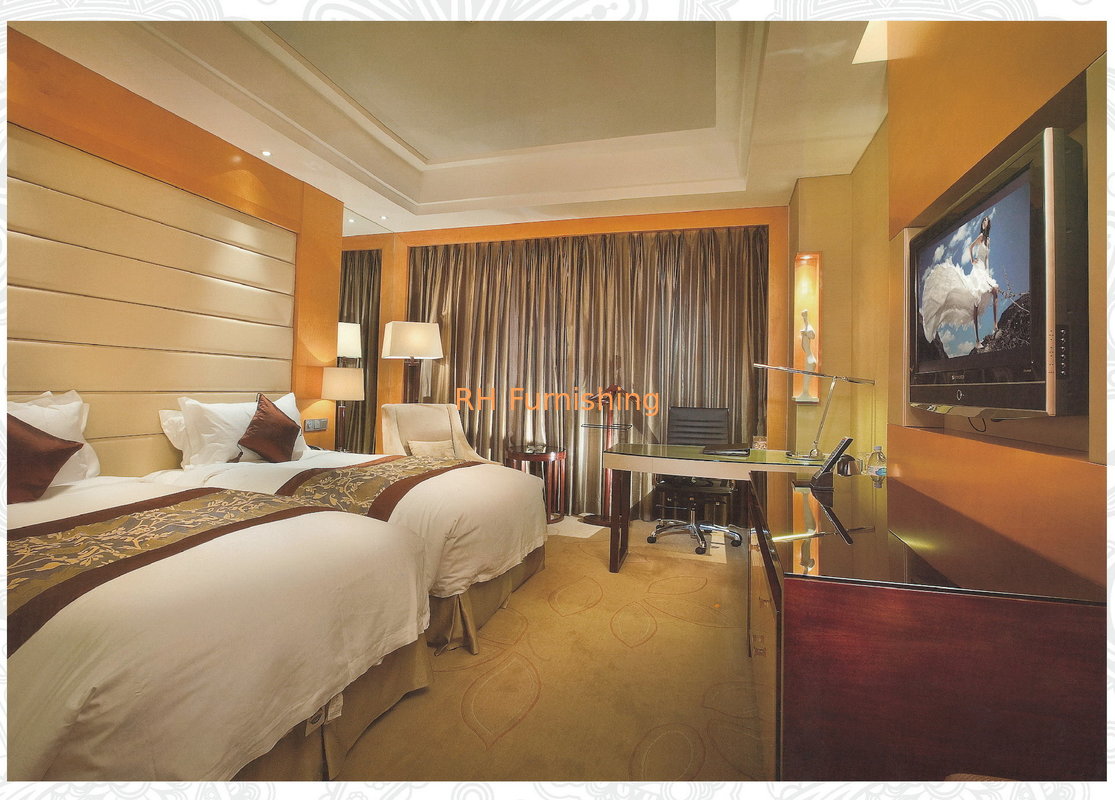 Modern Hotel Bedroom Furniture,Standard Double Room Furniture SR-019 supplier
