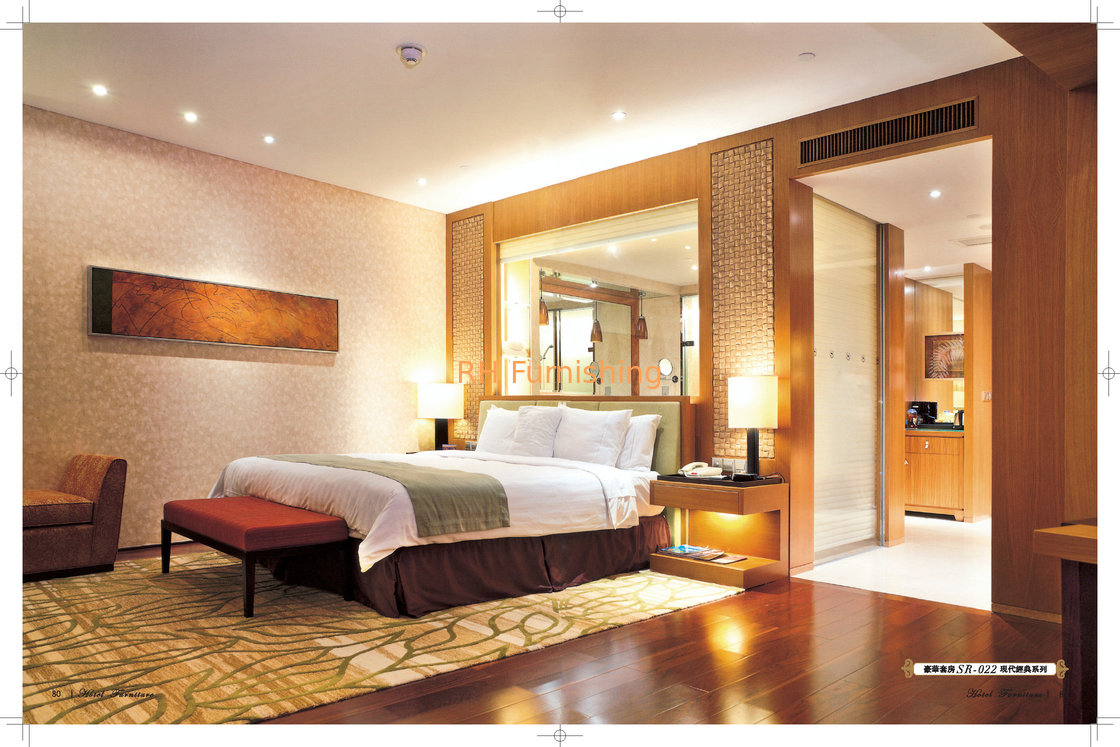 Luxury Hotel Bedroom Furniture,Bed,Desk,TV Cabinet/Table,SR-022 supplier