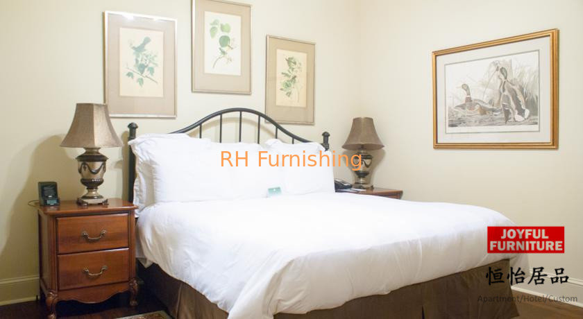Villa interior Custom furniture Wrought Iron Single size Bed with Drawer of Chest Mirror supplier