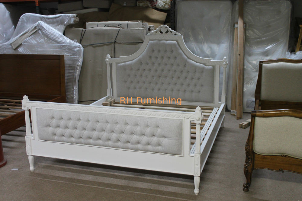 Upholstered Bed, Upholstered Headboard, Luxury Upholstery Hotel Furniture supplier