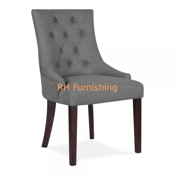 Classic design of fabric upholstered dining chair used for hotel rooms supplier