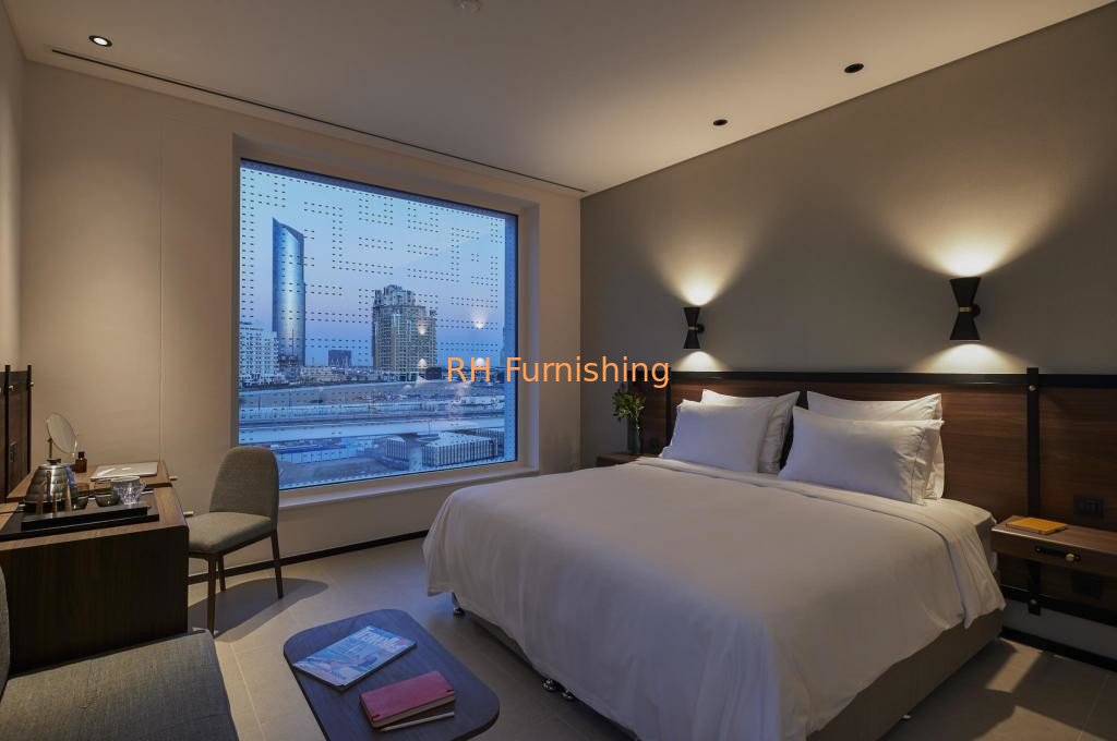 Banlung furniture supplier from china hotel furniture factory for Modern bedroom sets used metal wood headboard bed supplier