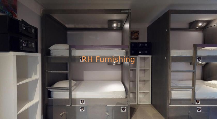 Ho Chi Minh Apartment space saving room furniture by Laminate wood bunk bed with storage drawers and wardrobe cabinets supplier