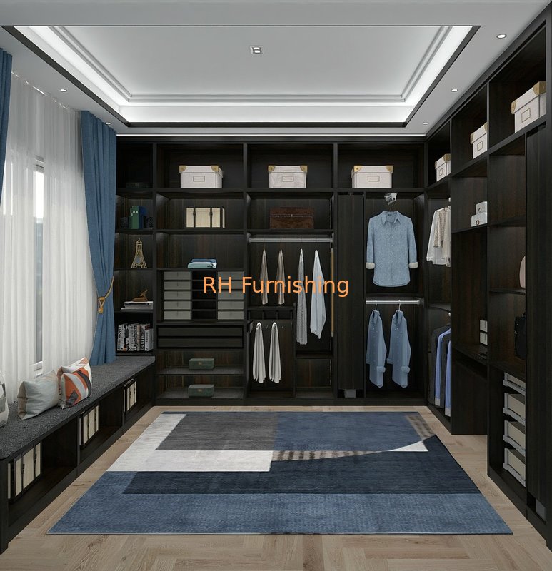Fitted Wardrobes Walk In Closet Pantry Cabinet Cloth display Shelving bedroom storage drawers and wall cabinet factory supplier