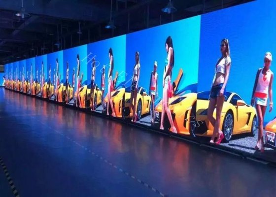 Indoor Small Pixel Pitch LED Advertising Display 500 Average Power Seamless Splice