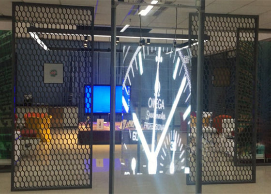 Slim Thickness IP54 Led Transparent Screen P3.91-7.8 Aluminium Die Casting