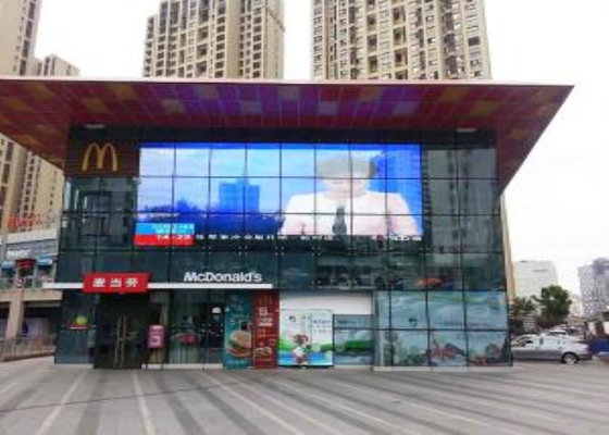 Super Small Lamp Transparent LED Display Fit Window / Glass Installation