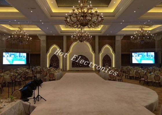 Aluminium Die Casting Indoor LED Display Hire 100000 Hrs Lifetime