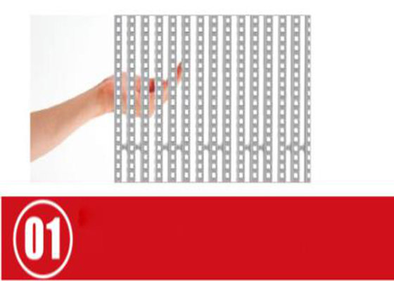 Electronics LED Mesh Display IP65 , High Brightness Led Curtain Screen