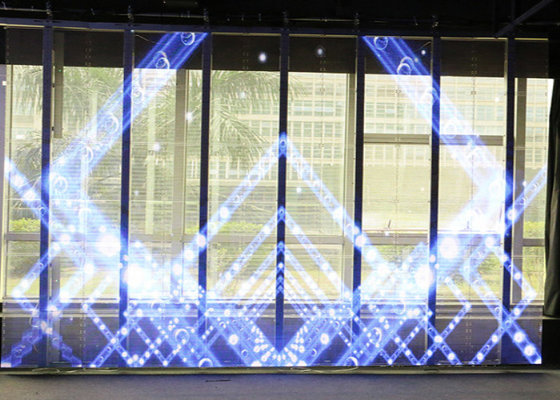CE / RoHS Indoor Transparent Led Display P10 Full Color Led Video Wall