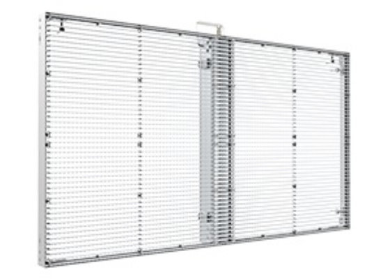 High Resolution Transparent Led Video Display / LED Window Screen Internet Control