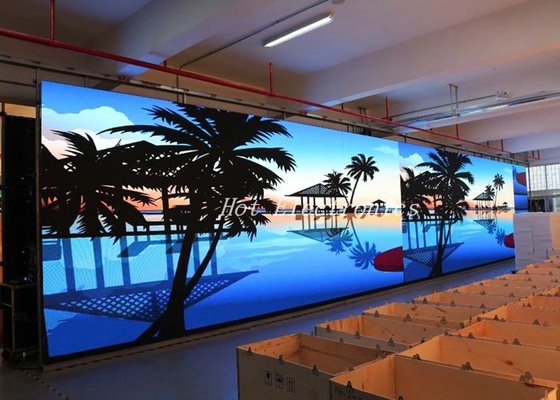 IP65 Outdoor Rental LED Display , P3.91 HD LED Video Wall Panel