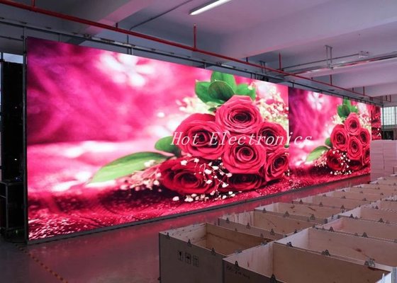 IP65 Outdoor Rental LED Display , P3.91 HD LED Video Wall Panel