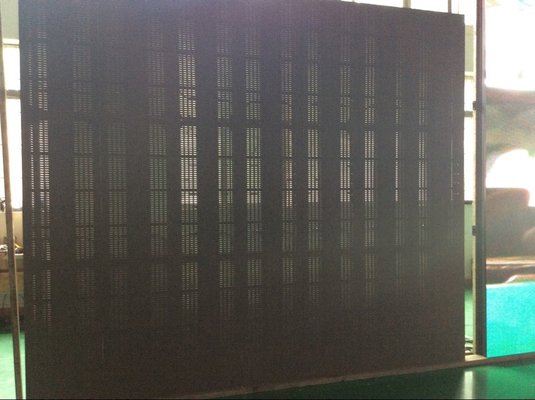 Outdoor Full Color Led Mesh Screen P16-16 With 1000*1000*50 Mm Cabinet