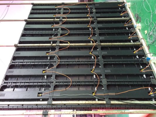 Outdoor Full Color Led Mesh Screen P16-16 With 1000*1000*50 Mm Cabinet