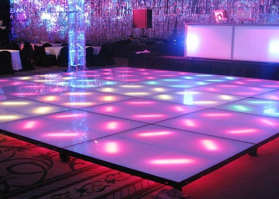 Full Color Interactive Led Floor P6.25 Small Pixel Light Up Dance Floor Hire