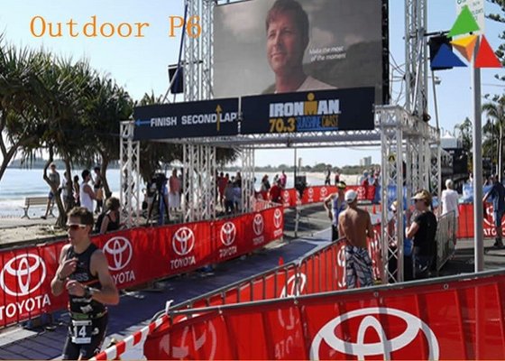 5000 Nits Outdoor Rental LED Display , P6 Waterproof Led Display 