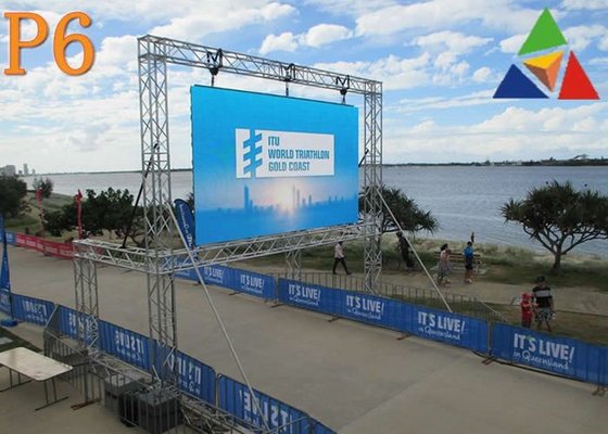5000 Nits Outdoor Rental LED Display , P6 Waterproof Led Display 