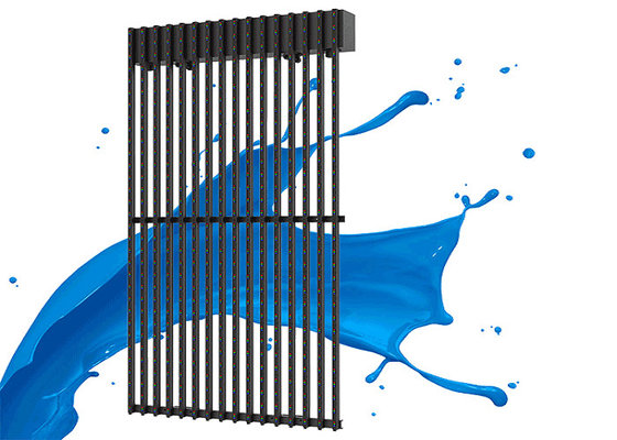 IP65 Transparent LED Mesh Display High Definition For Outdoor Advertising