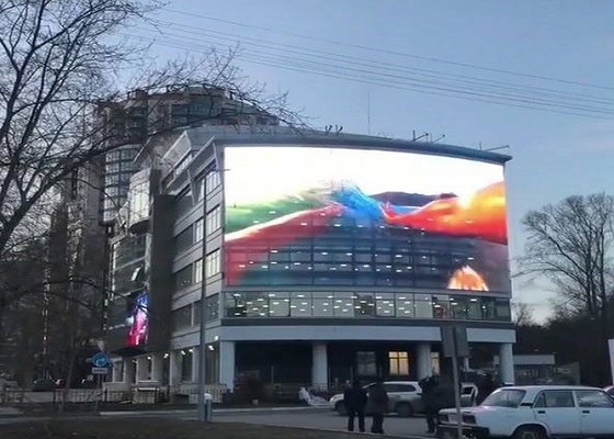 Outdoor Transparent Dip Led Display P33-33 With 6500 Nits Brightness