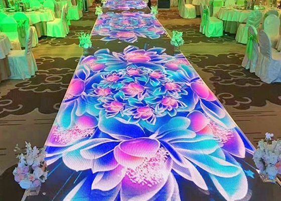 Outdoor P6.25 Led Dance Floor Aluminium Die Casting 220V/110V Voltage