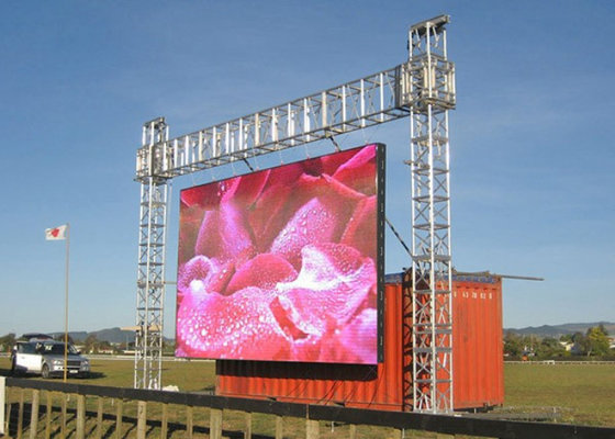 Super Bright Outdoor Rental LED Display , P6 Big Advertising Billboard