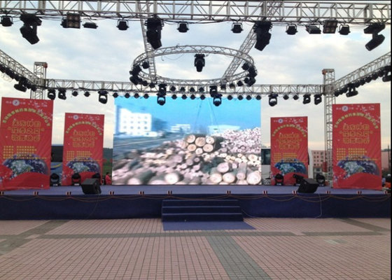 6 Mm Rental Video Wall LED Display , Outdoor SMD LED Screen