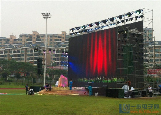 6 Mm Rental Video Wall LED Display , Outdoor SMD LED Screen