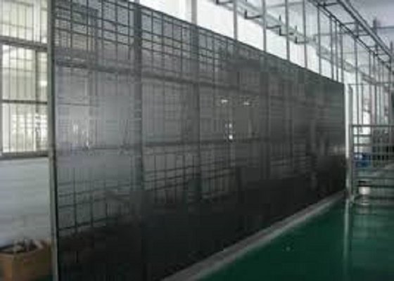 Full Color Transparent LED Mesh Curtain Display 1/8 Scan Driving Way