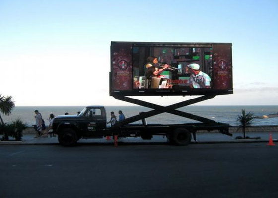 IP65 Mobile Truck LED Display Rental , Outdoor Led Video Display P5.95